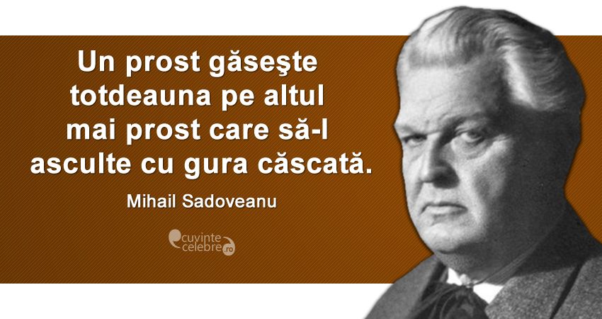 Mihail Sadoveanu | Istorie pe scurt